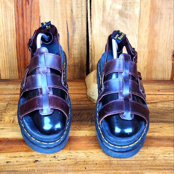 Dr. Martens | Shoes | Dr Martens Terry Leather Strap Sandals | Poshmark